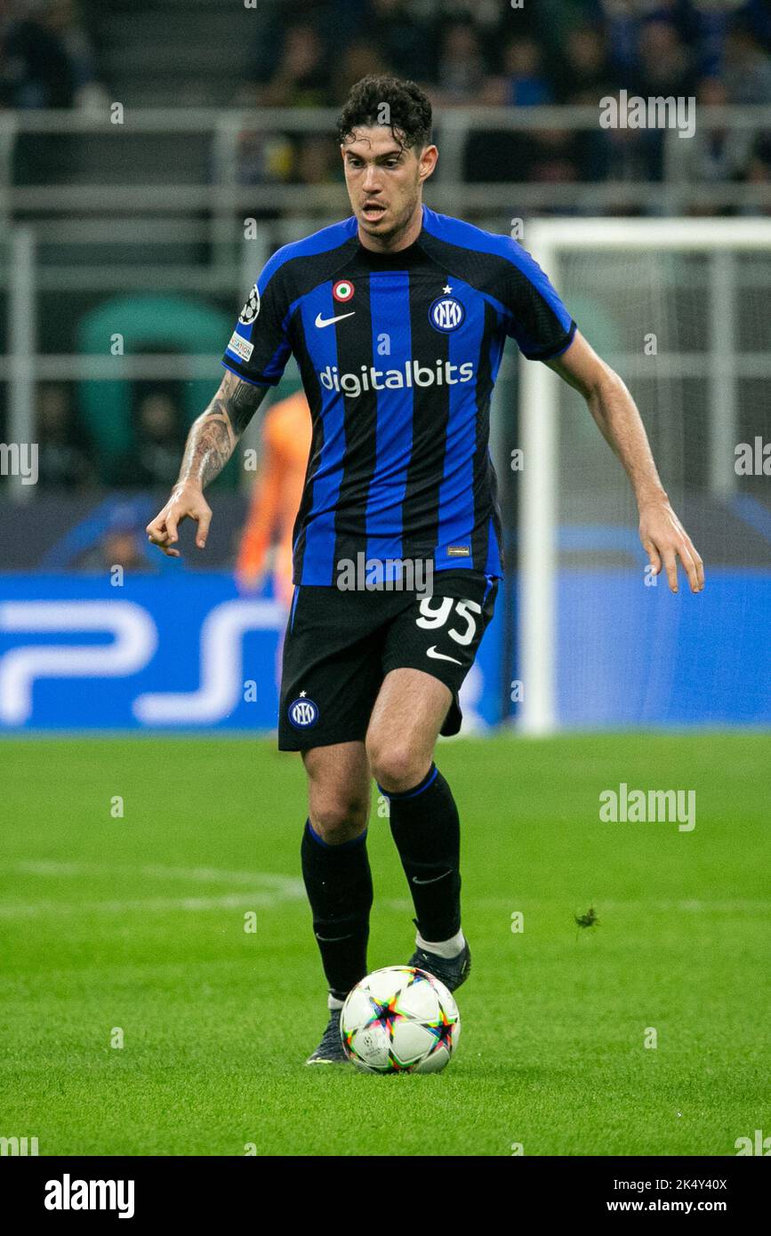 Milan, Italy - october 4 2022 - Inter- Barcellona champions league ...