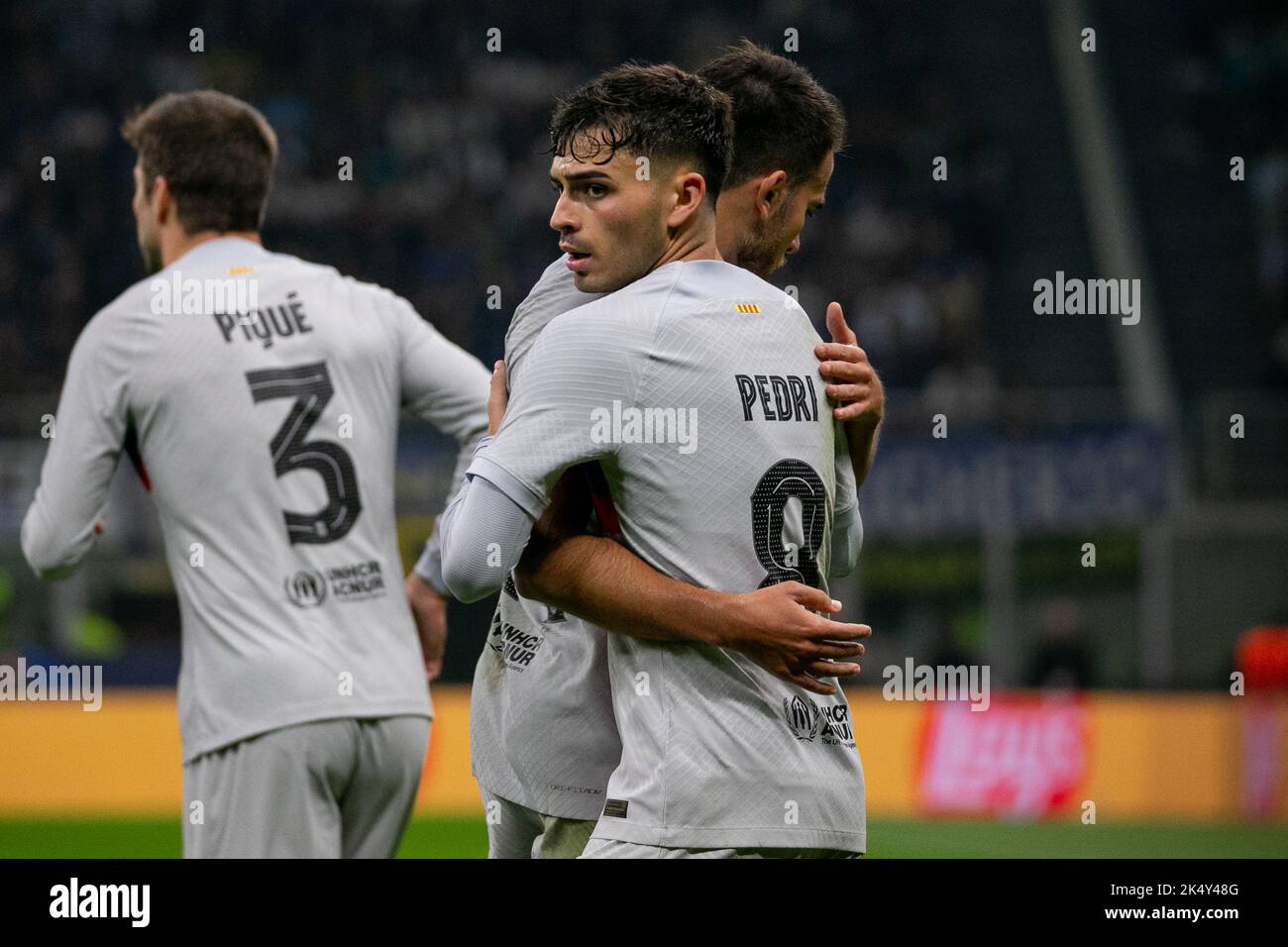 Pedri goal celebration hi-res stock photography and images - Alamy
