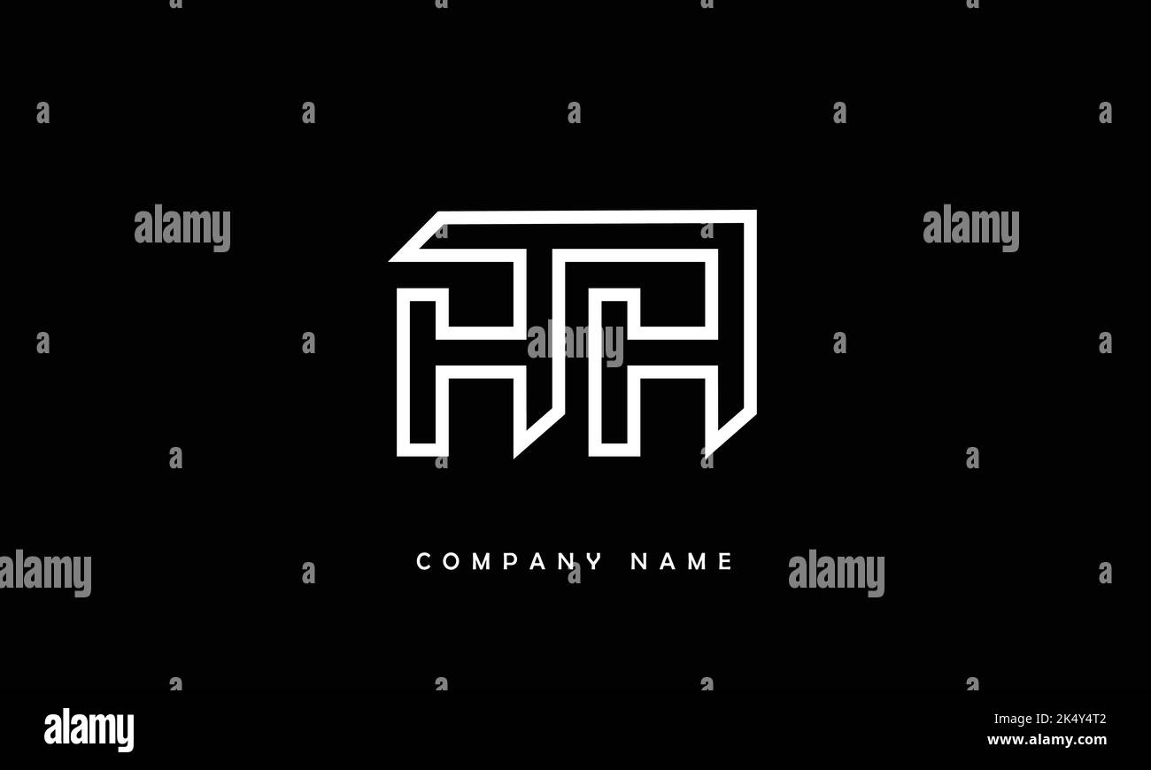 AA Abstract Letters Logo Monogram Stock Vector Image & Art - Alamy