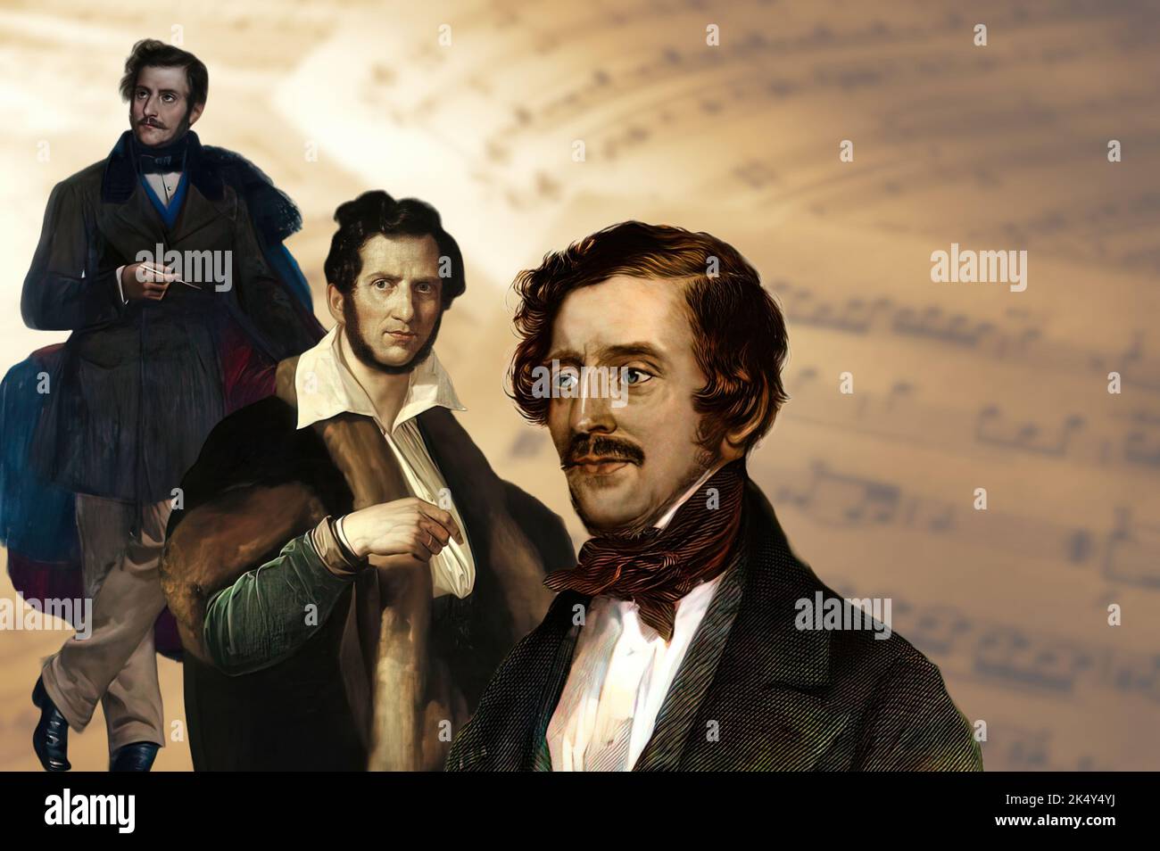 Donizetti sheet music hi-res stock photography and images - Alamy