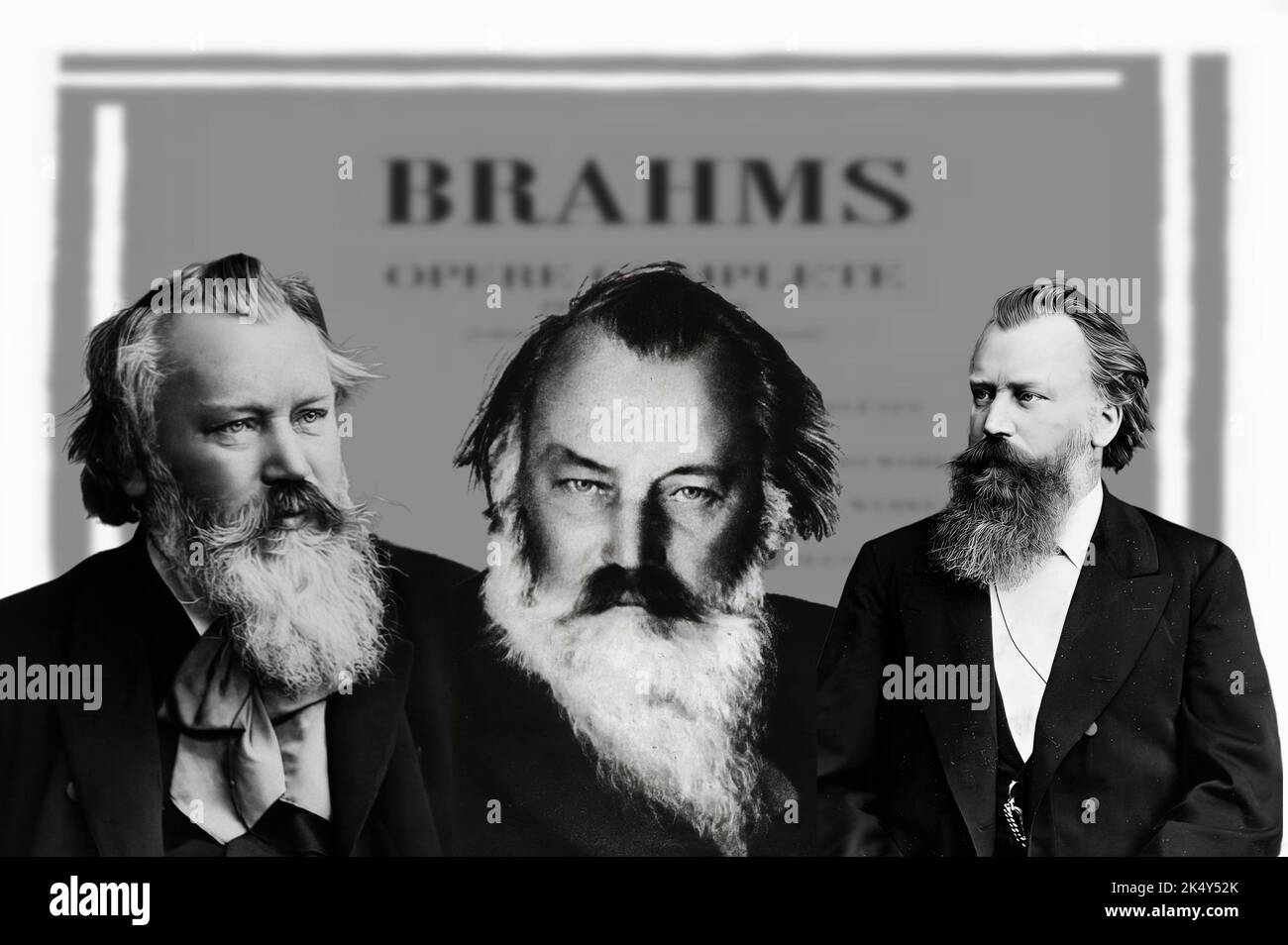 Johannes brahms sheet music hi-res stock photography and images - Alamy