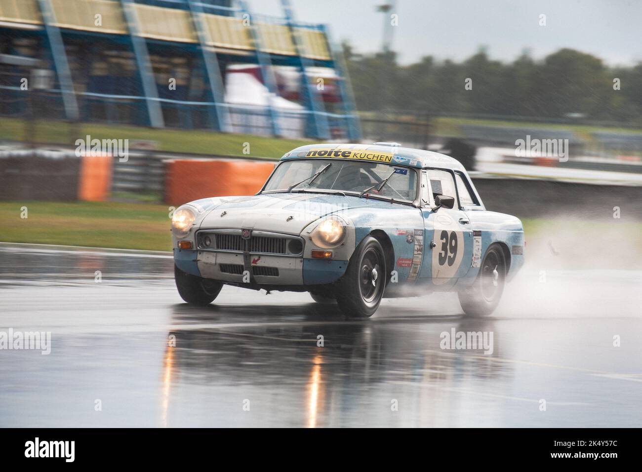 A classic race car at Assen TT Racetrack in the Netherlands Stock Photo ...