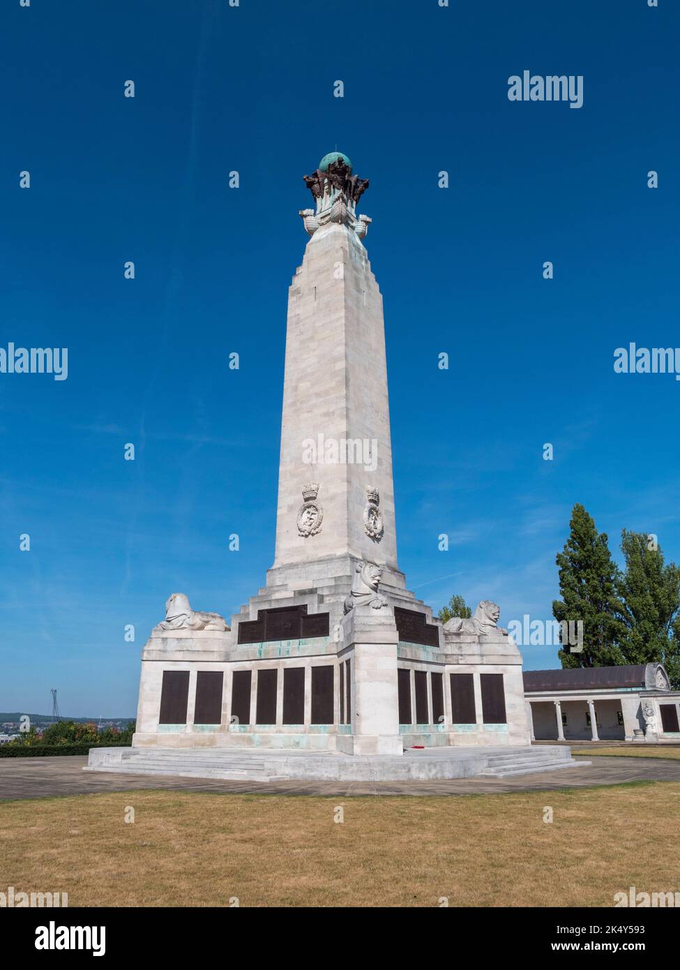 The Chatham Naval Memorial obelisk, Chatham, Kent, UK Stock Photo - Alamy