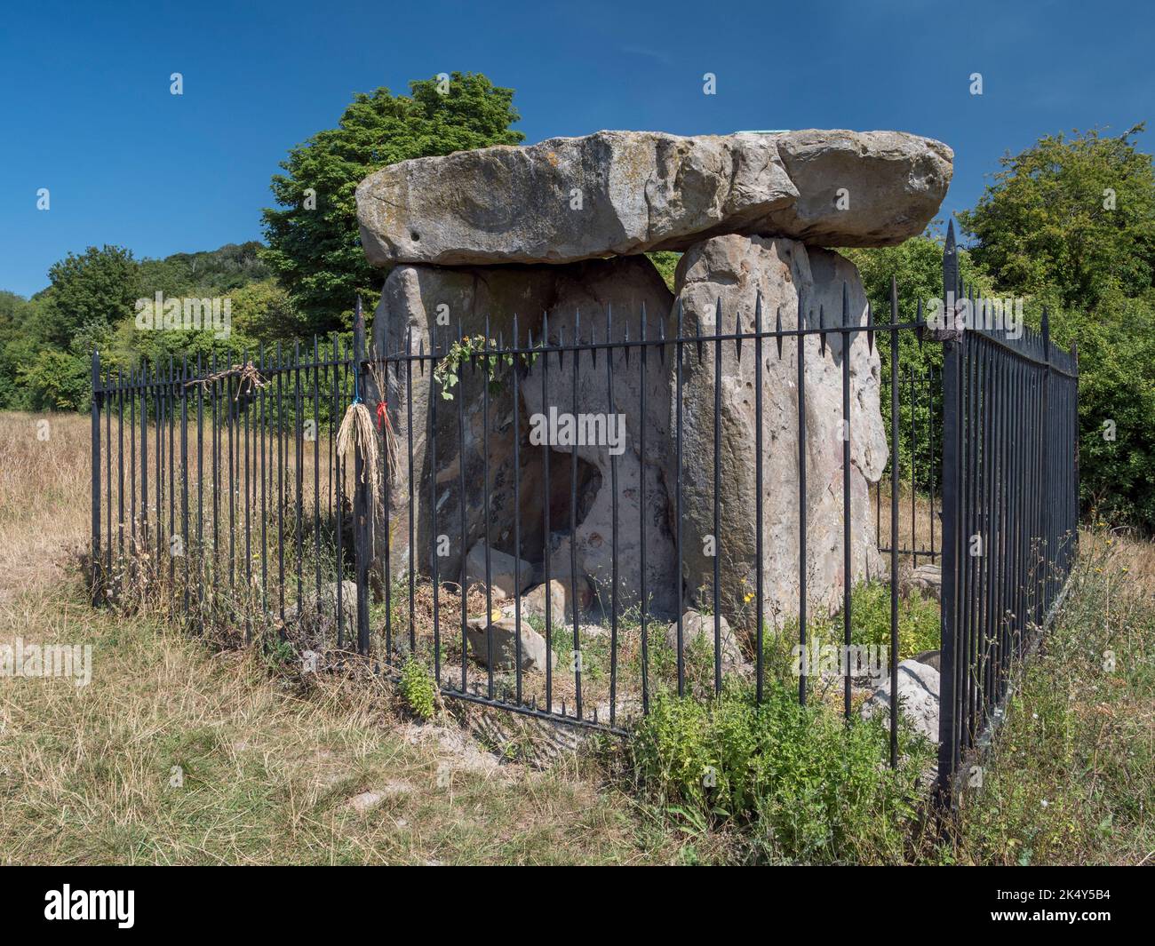 Kit's Coty House, a megalithic 'dolmen' burial chamber near Aylesford, Kent, UK Stock Photo - Alamy
