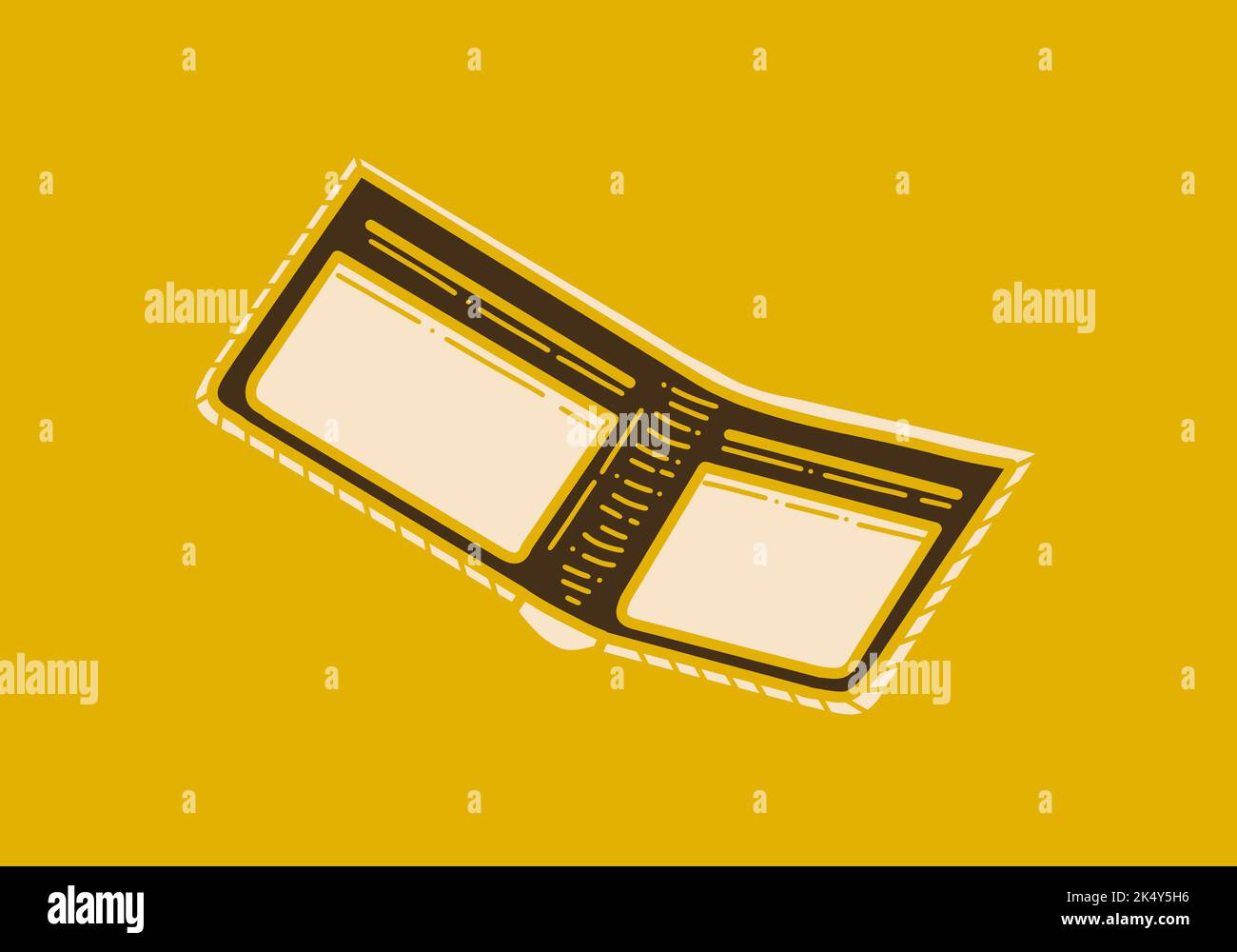 Empty wallet Stock Vector Images - Alamy