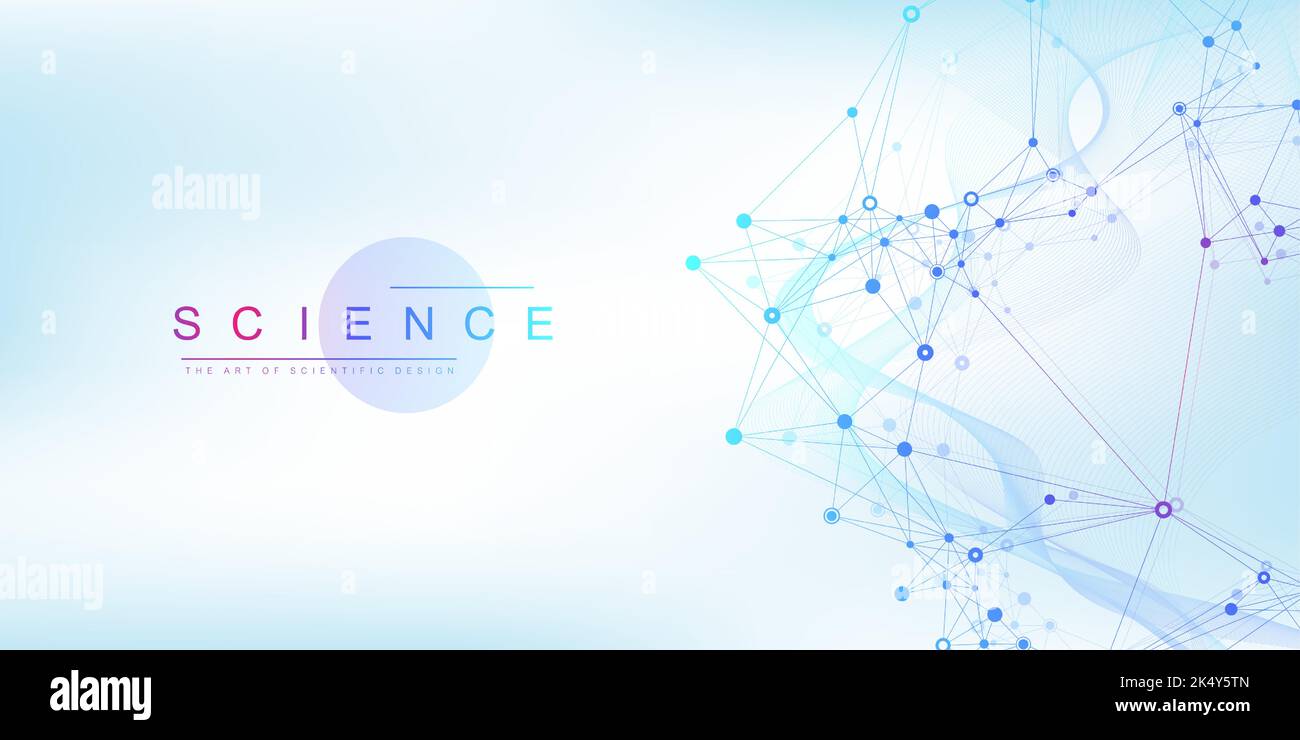 Scientific vector illustration genetic engineering, DNA helix, DNA ...