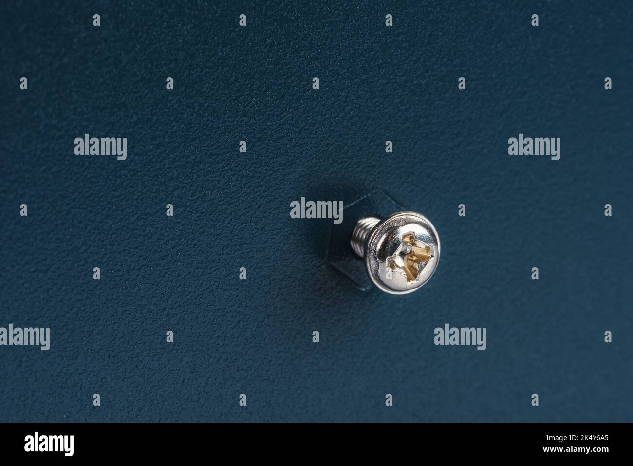 Single Screw and Nut in Metal Surface Texture Stock Photo - Alamy