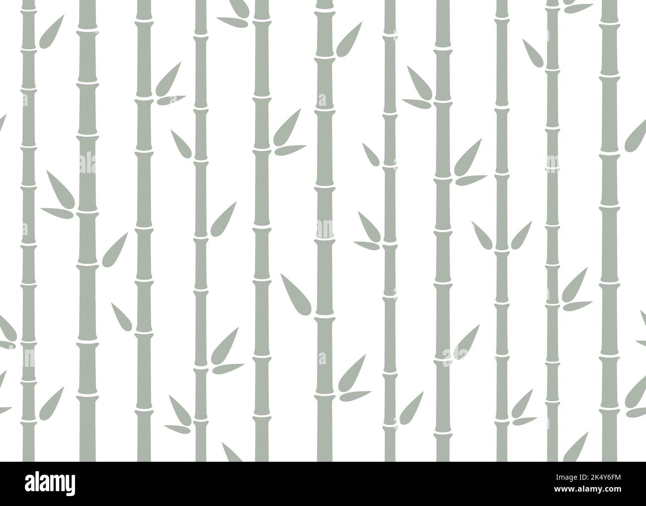 Bamboo seamless pattern. Simple flat bamboo background with stalk ...