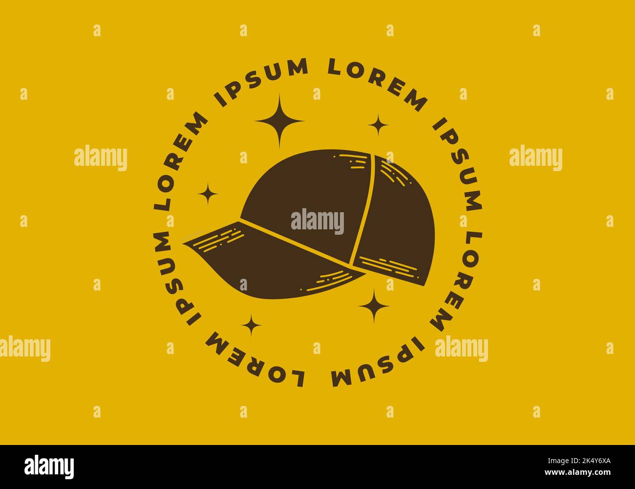 Vintage baseball cap Stock Vector Images - Alamy