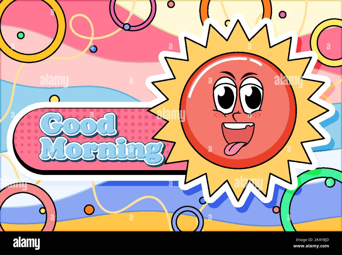 Good morning vector clipart hi-res stock photography and images - Alamy