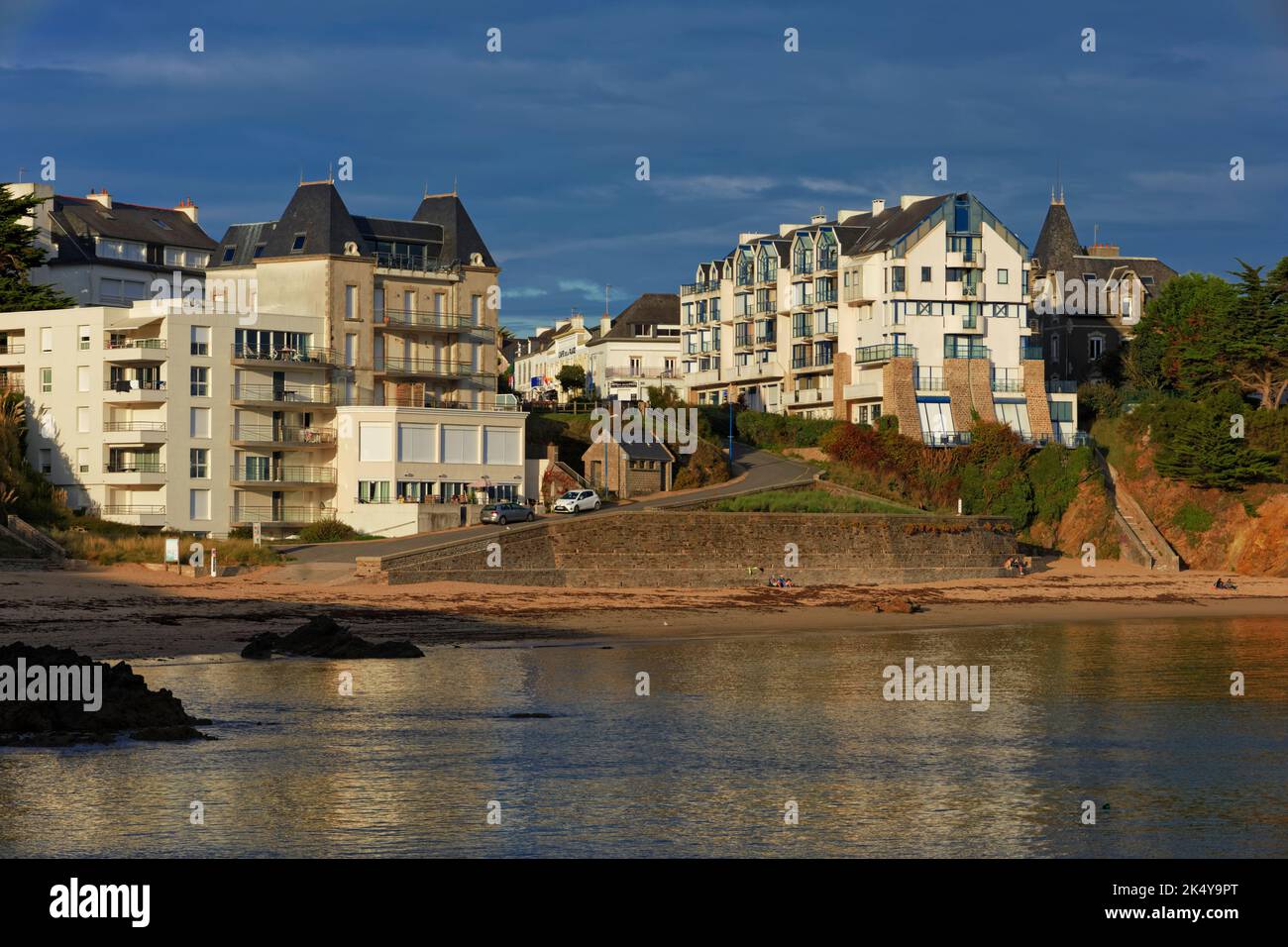 Le Pouldu beach, Brittany, France Stock Photo - Alamy