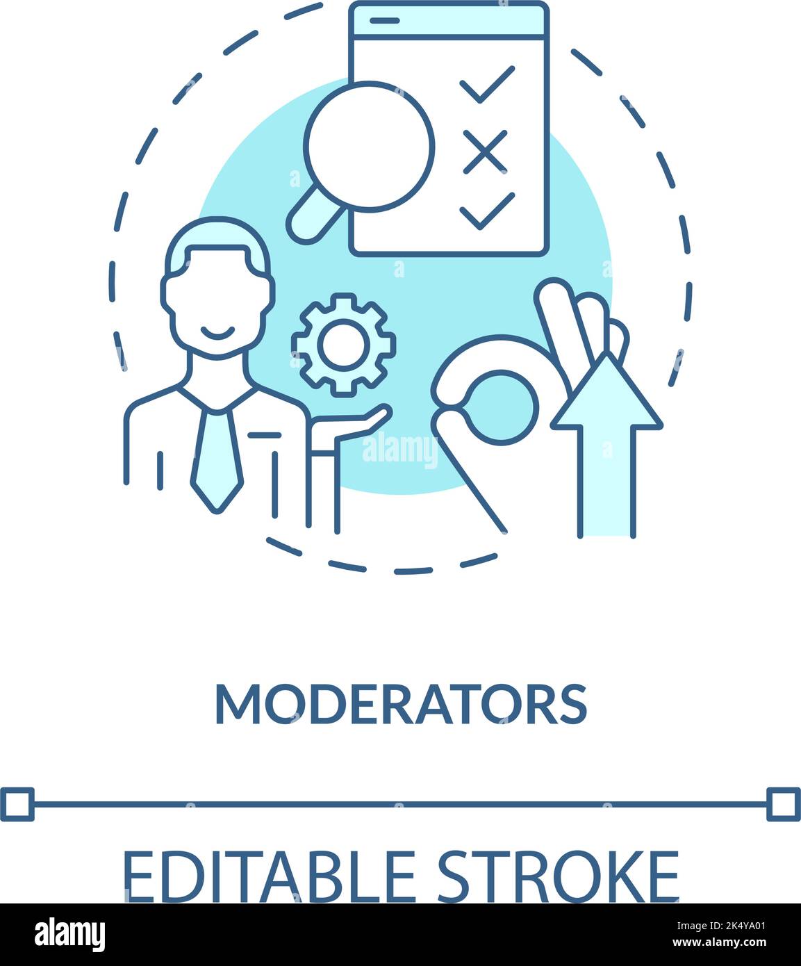 Moderator Cut Out Stock Images & Pictures - Alamy