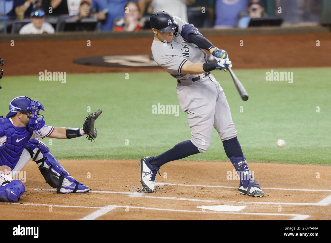 Dallas, United States. 04th Oct, 2022. New York Yankees center fielder ...