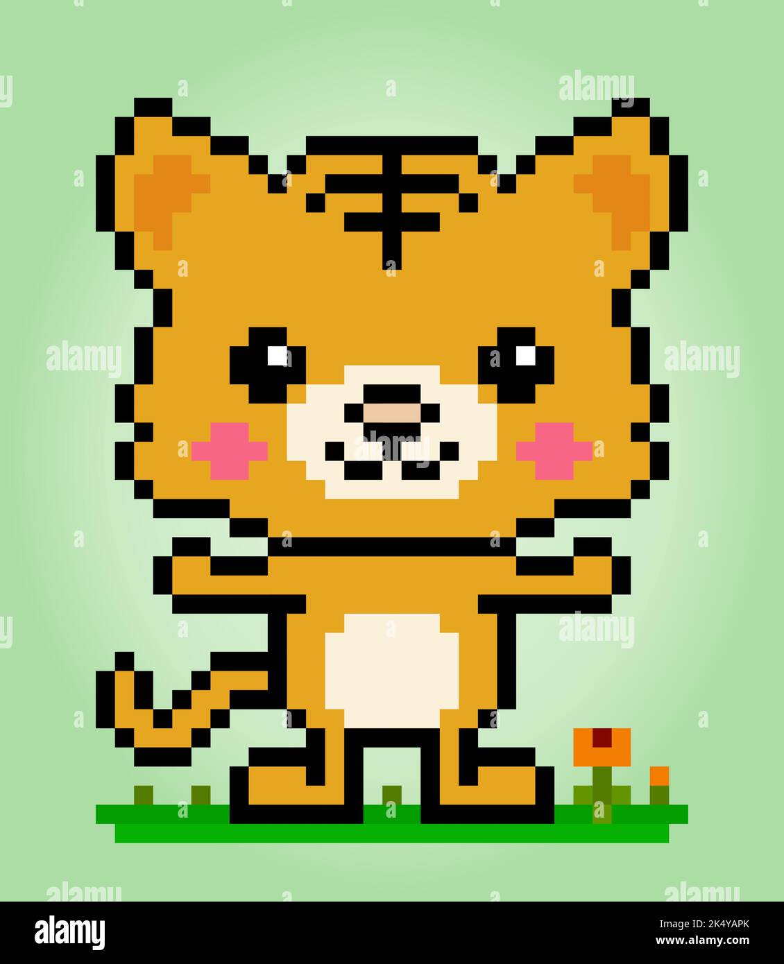 8 bit face Stock Vector Images - Alamy