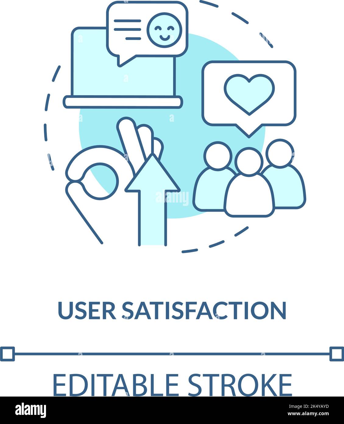 Improve customer satisfaction Stock Vector Images - Alamy