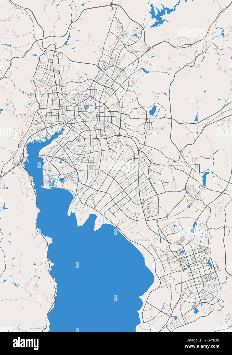 Map of kunming Stock Vector Images - Alamy
