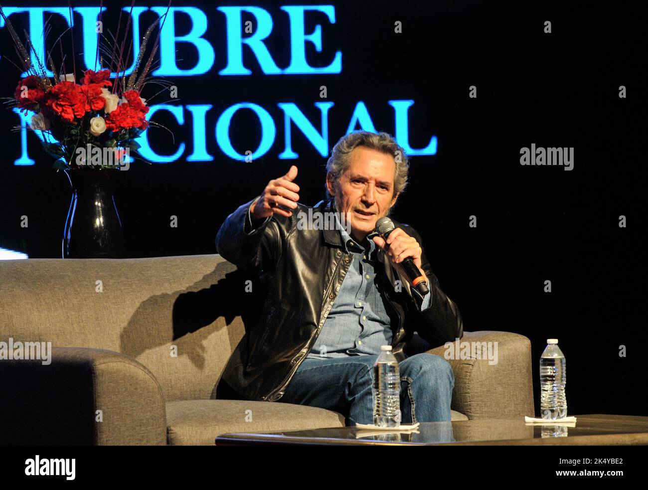Mexico City, Mexico. 4th Oct, 2022. Spanish singer Miguel Rios attends ...