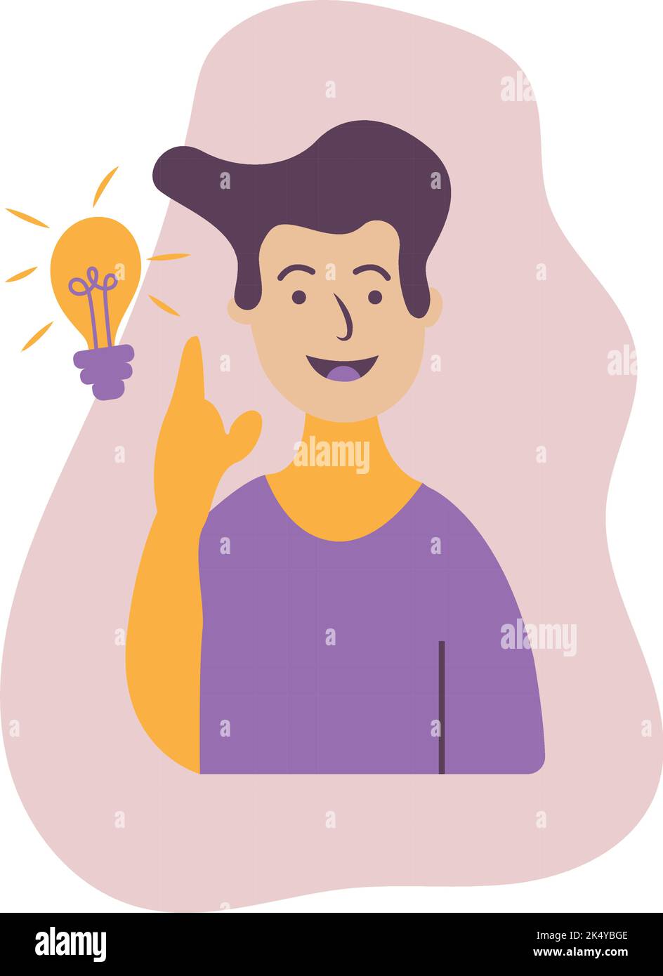 Succeeded beard businessman character thinking. Human thinking is ...