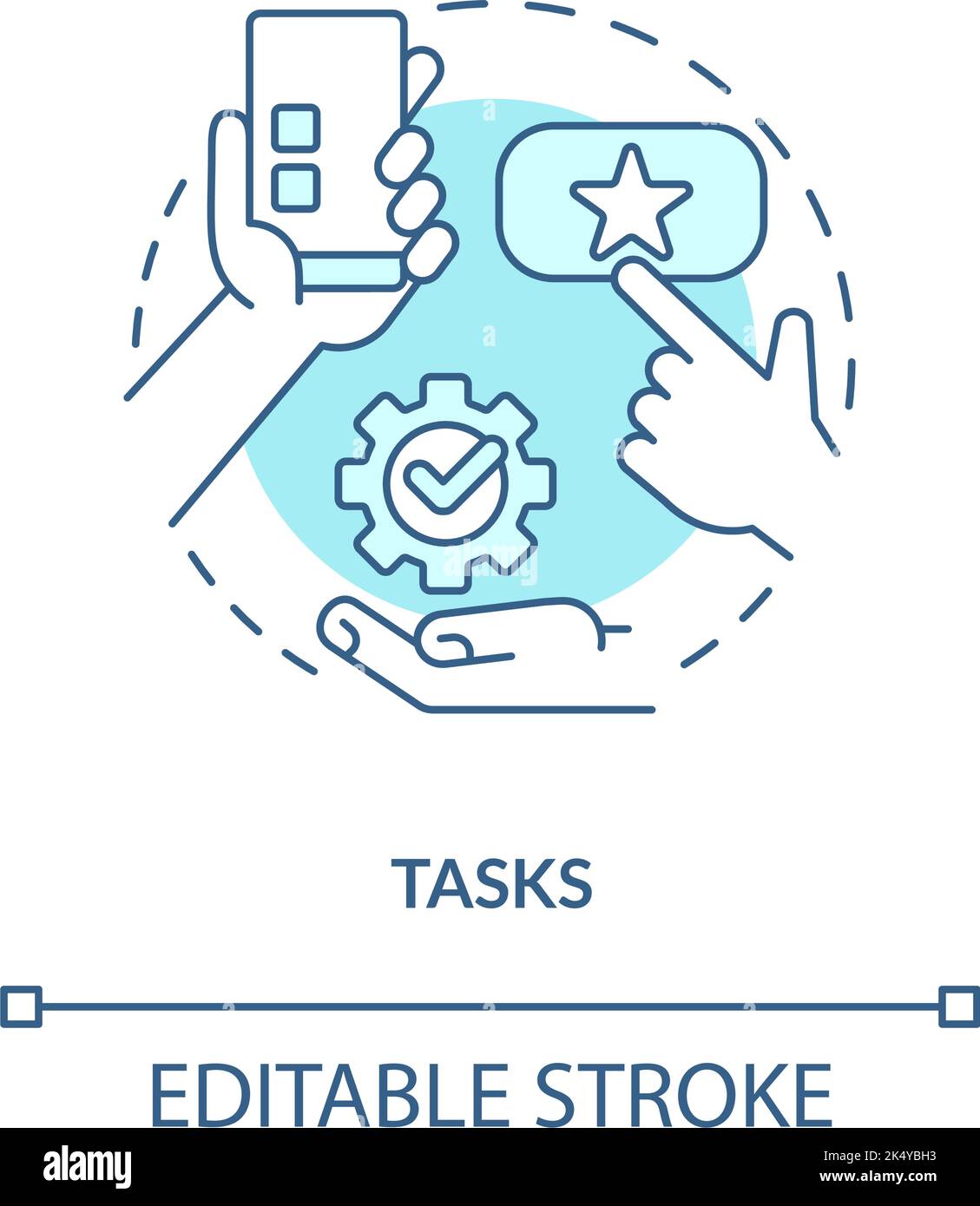Tasks turquoise concept icon Stock Vector Image & Art - Alamy Tasks turquoise concept icon Stock Vector Image & Art - Alamy