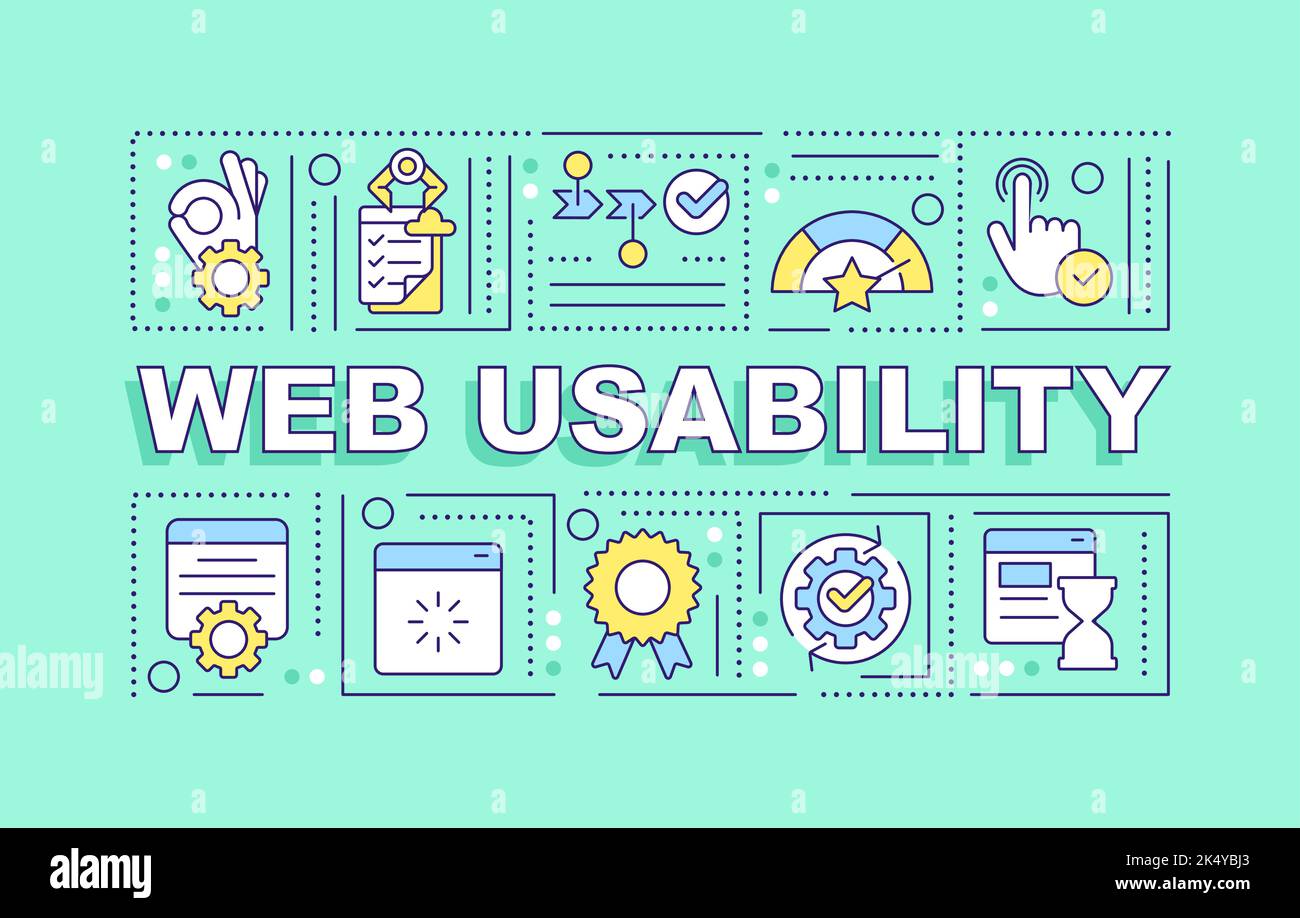 Web usability word concepts mint banner Stock Vector Image & Art - Alamy Web usability word concepts mint banner Stock Vector Image & Art - Alamy