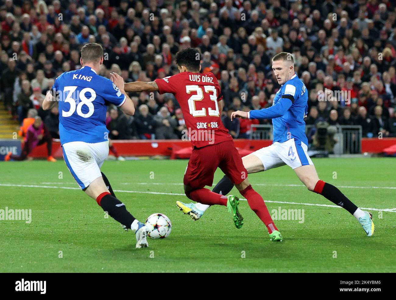 Anfield, Liverpool, UK. 4th Oct, 2022. Champions League football ...