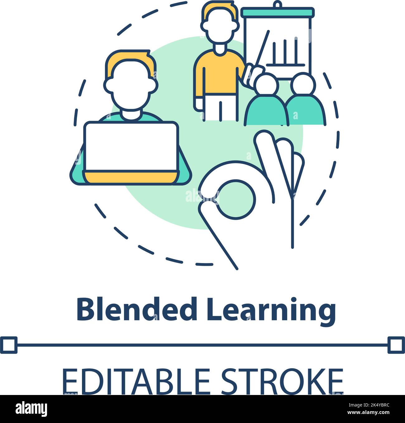 Hybrid learning classroom hi-res stock photography and images - Alamy