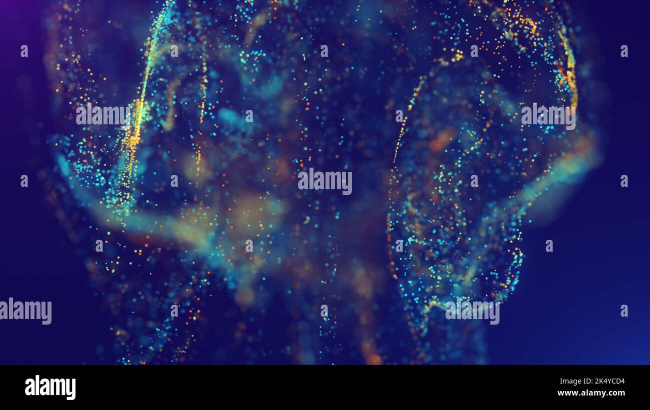 Blue glitter background in slow hi-res stock photography and images - Alamy