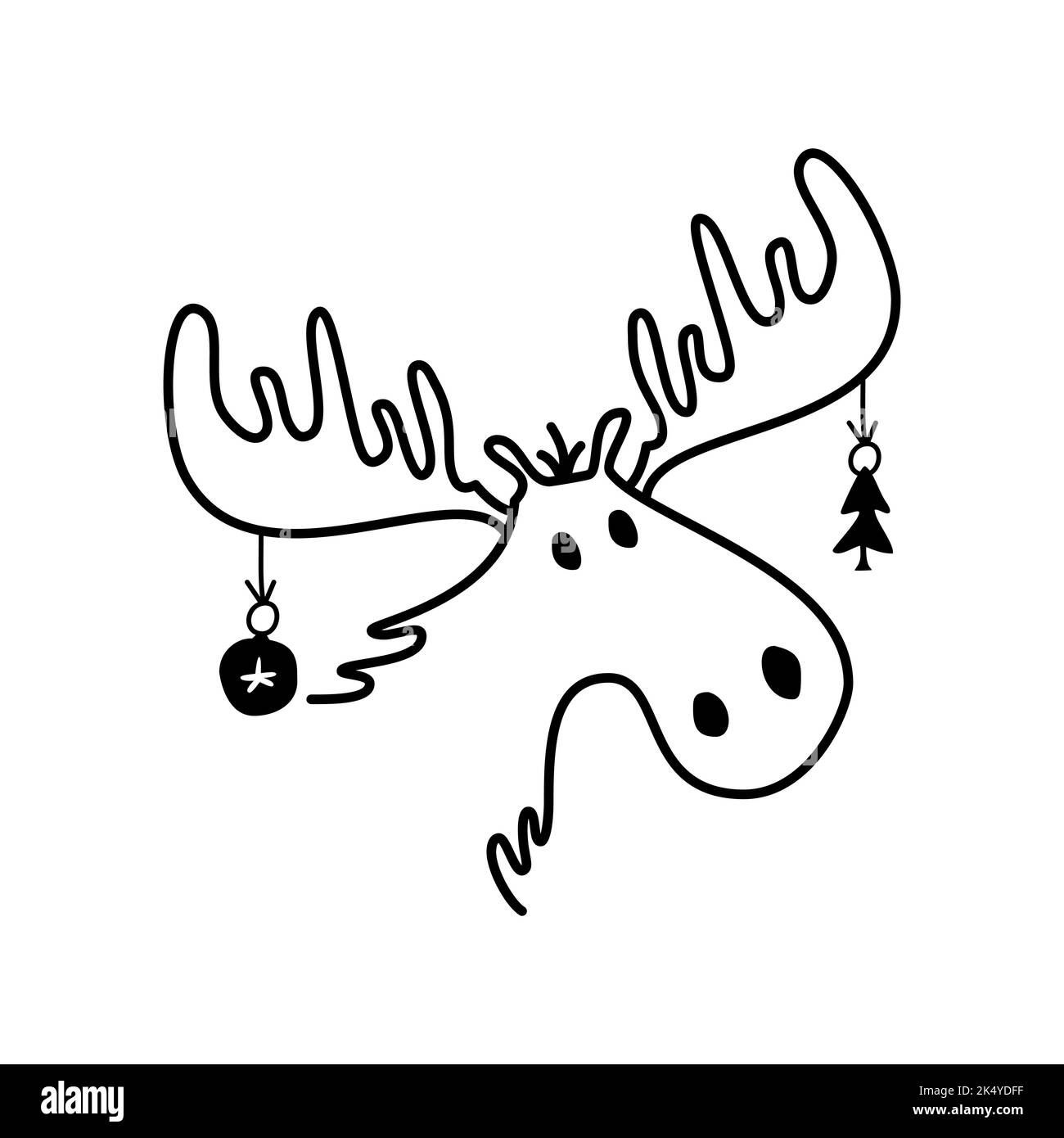 Christmas line icon from the Christmas camping series. Happy Holidays ...