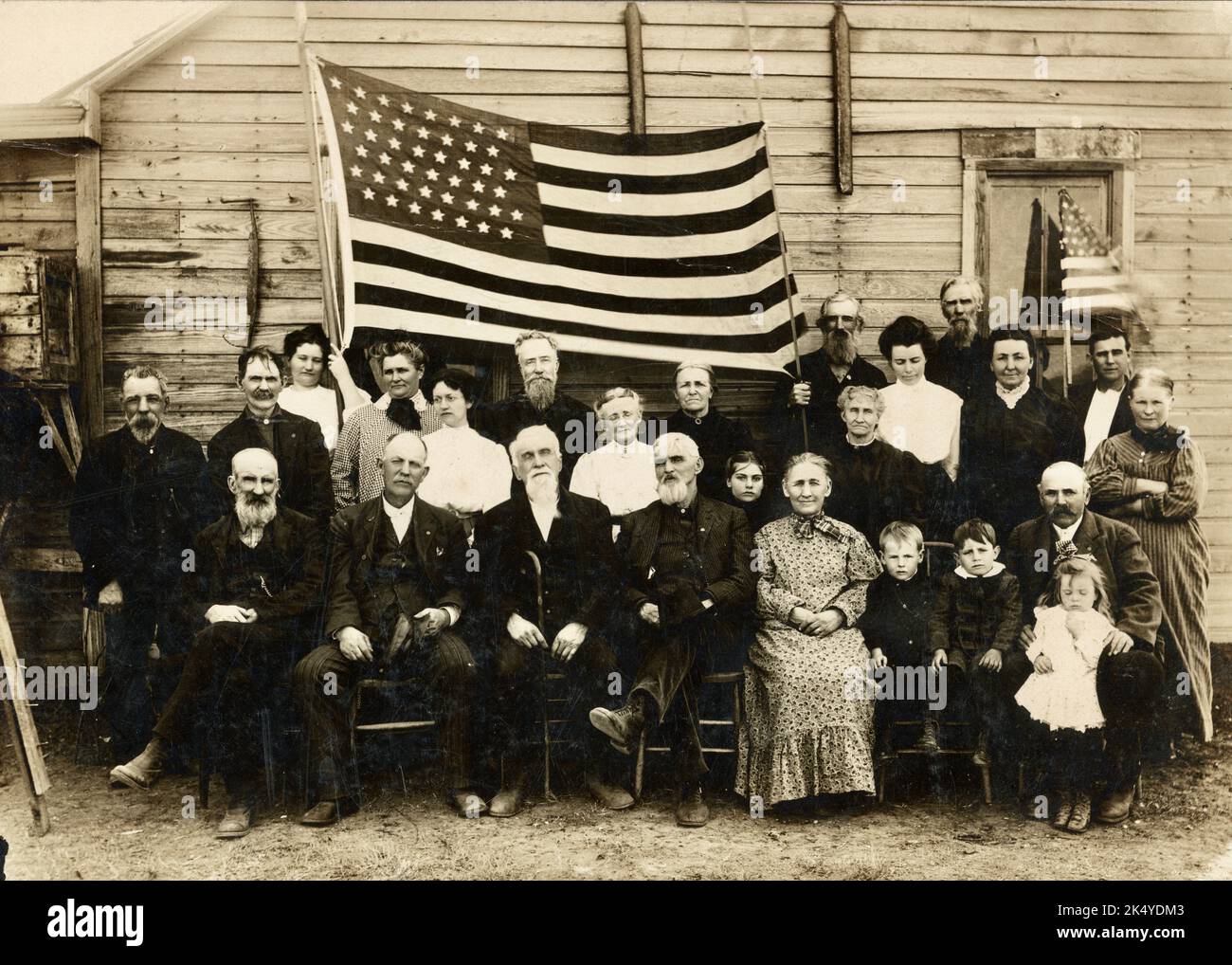 Early 1900s american flag hi-res stock photography and images - Alamy