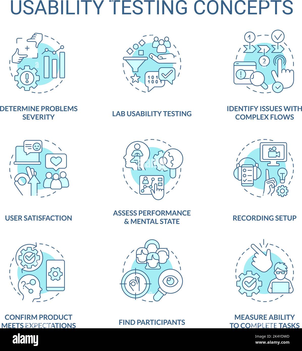 User Testing Logo Stock Vector Images Alamy