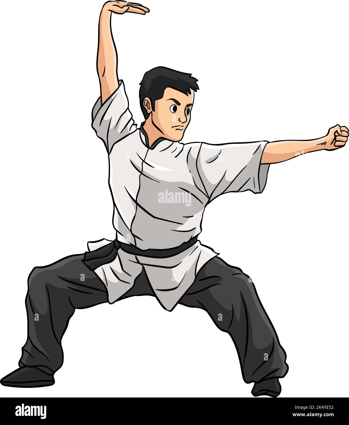 Kung Fu Tv Clipart Image