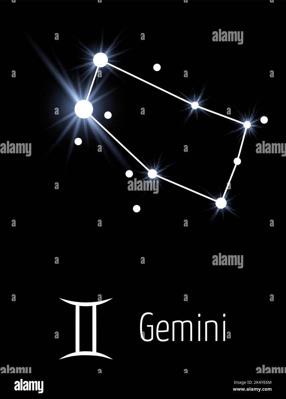The constellation of gemini hi-res stock photography and images - Alamy