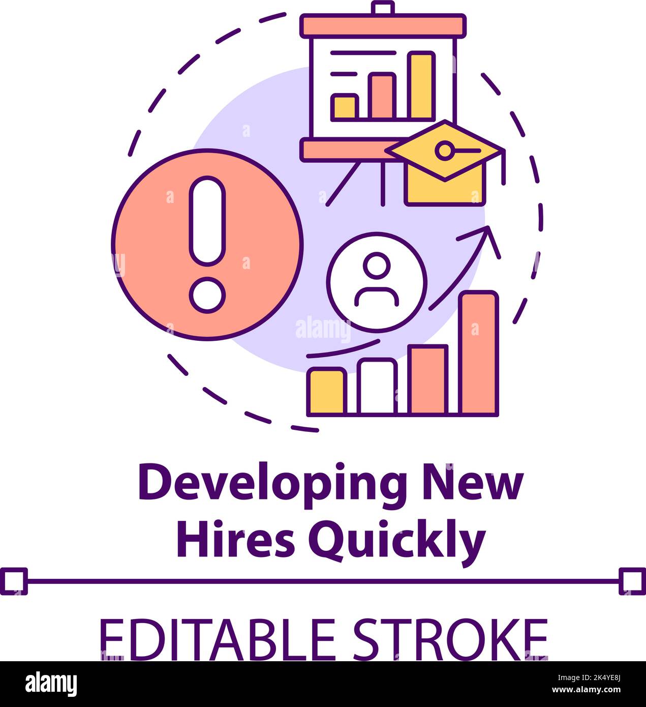 Developing new hires quickly concept icon Stock Vector Image & Art - Alamy Developing new hires quickly concept icon Stock Vector Image & Art - Alamy