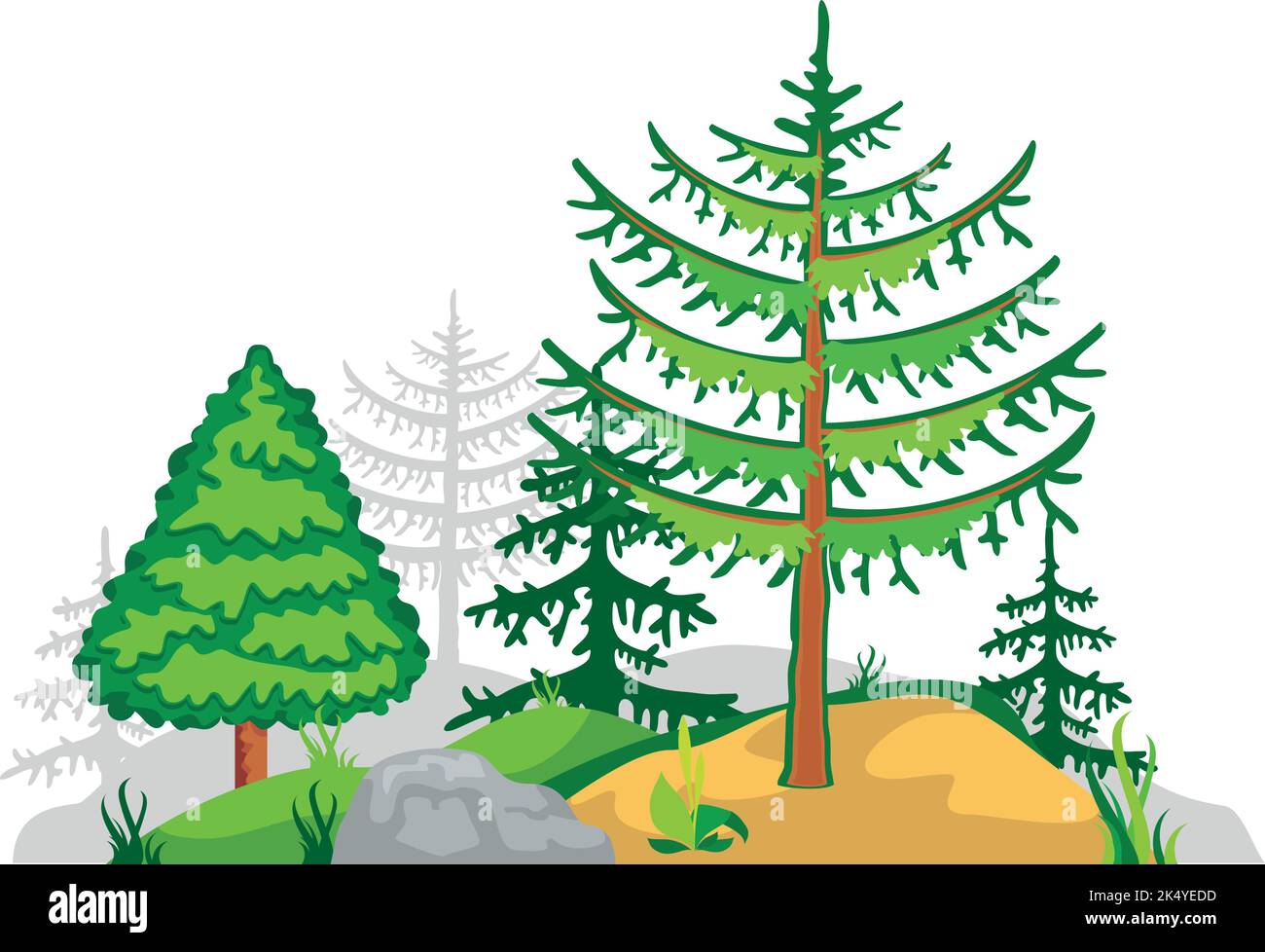 Ecosystem landslide Cut Out Stock Images & Pictures - Alamy