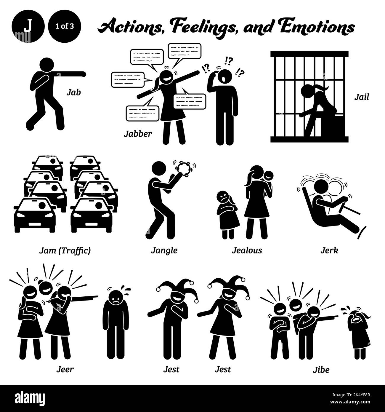 Jealous Clip Art Black And White