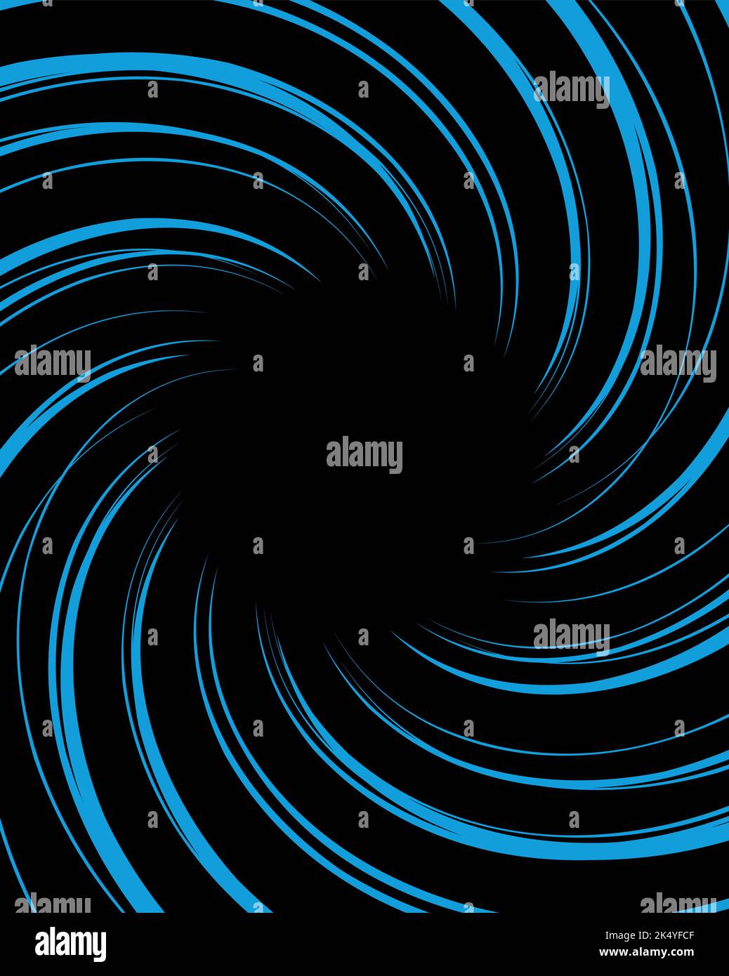 Blue spiral lines background. Vertical dynamic banner Stock Vector ...
