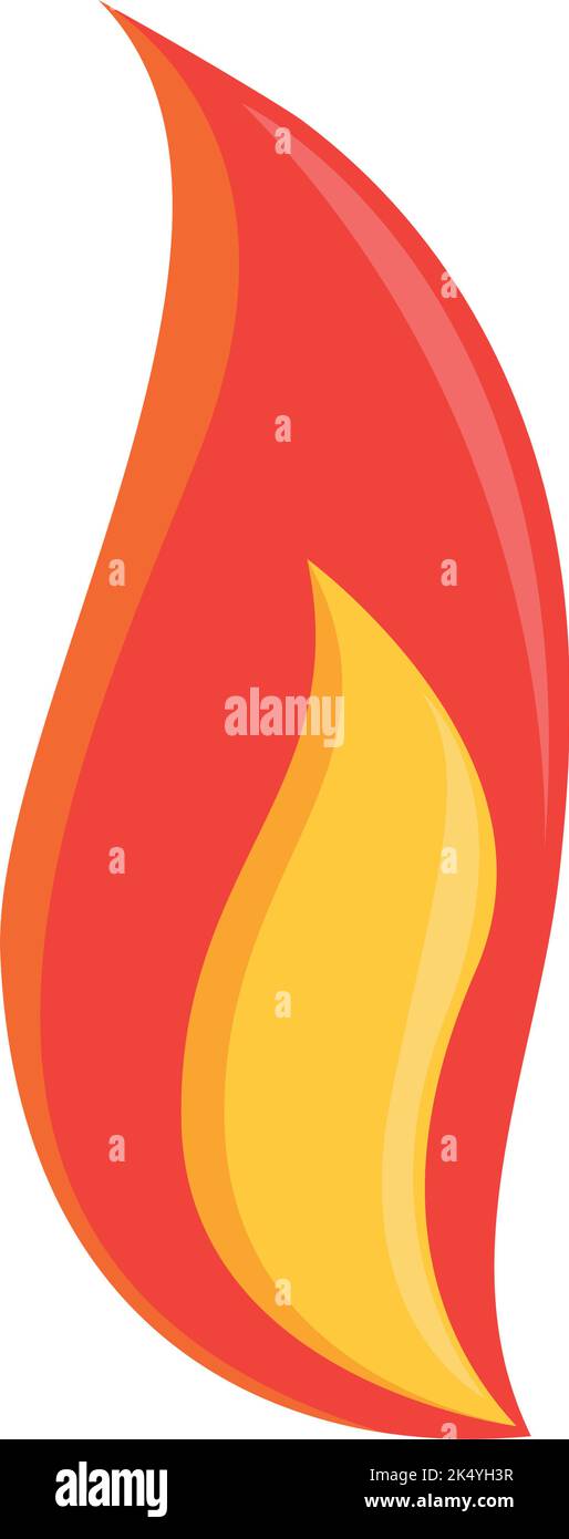 fire icon white background Stock Vector Image & Art - Alamy