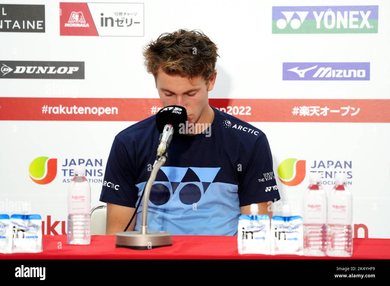 Ariake Colosseum, Tokyo, Japan. 4th Oct, 2022. Casper Ruud (NOR ...