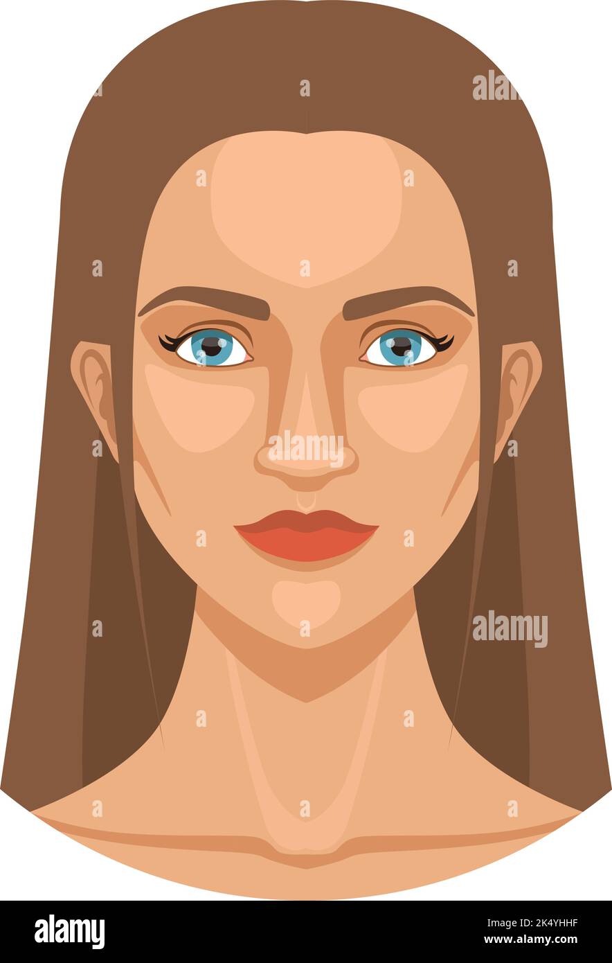 Female head icon. Woman symbol. Human face Stock Vector Image & Art - Alamy