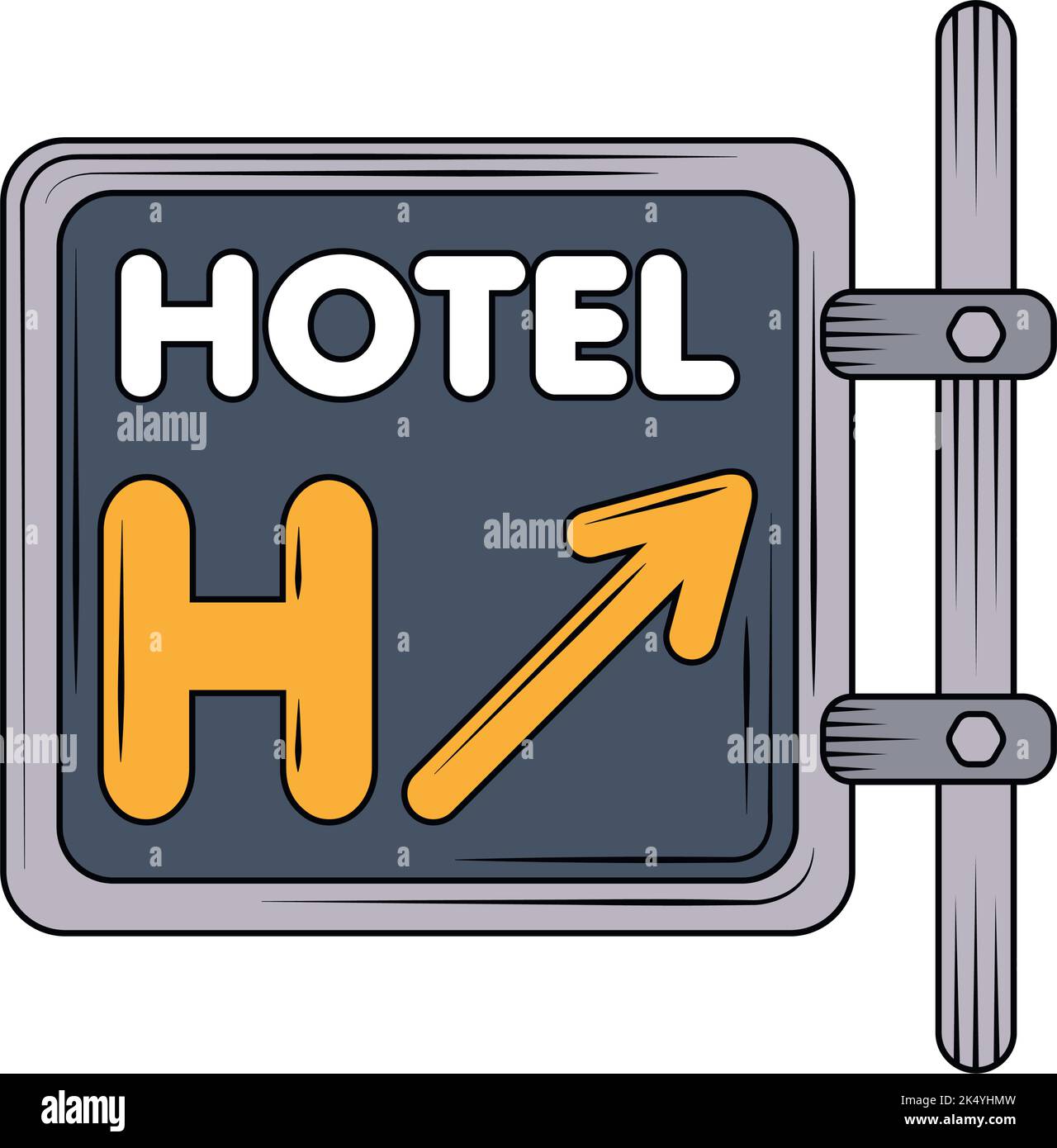 travel traffic sign hotel Stock Vector Image & Art - Alamy