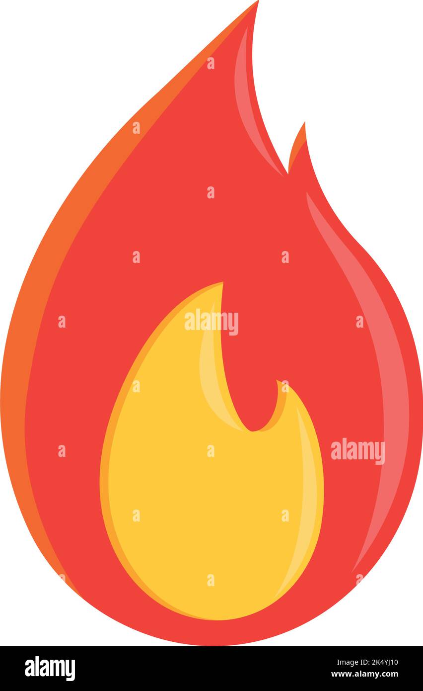fire isolated icon Stock Vector Image & Art - Alamy