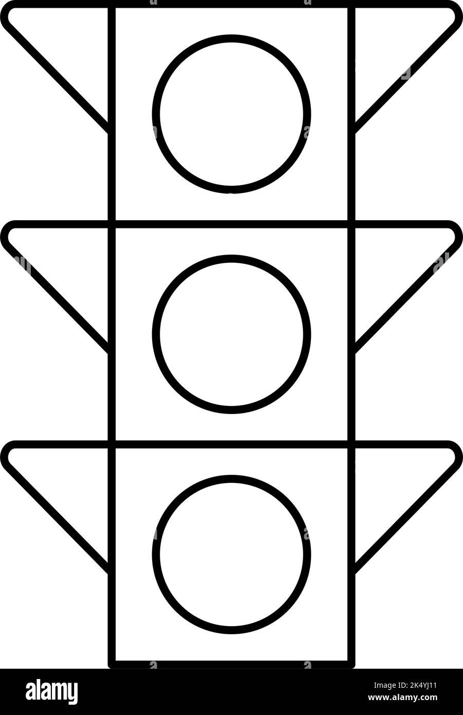 traffic lights linear Stock Vector Image & Art - Alamy