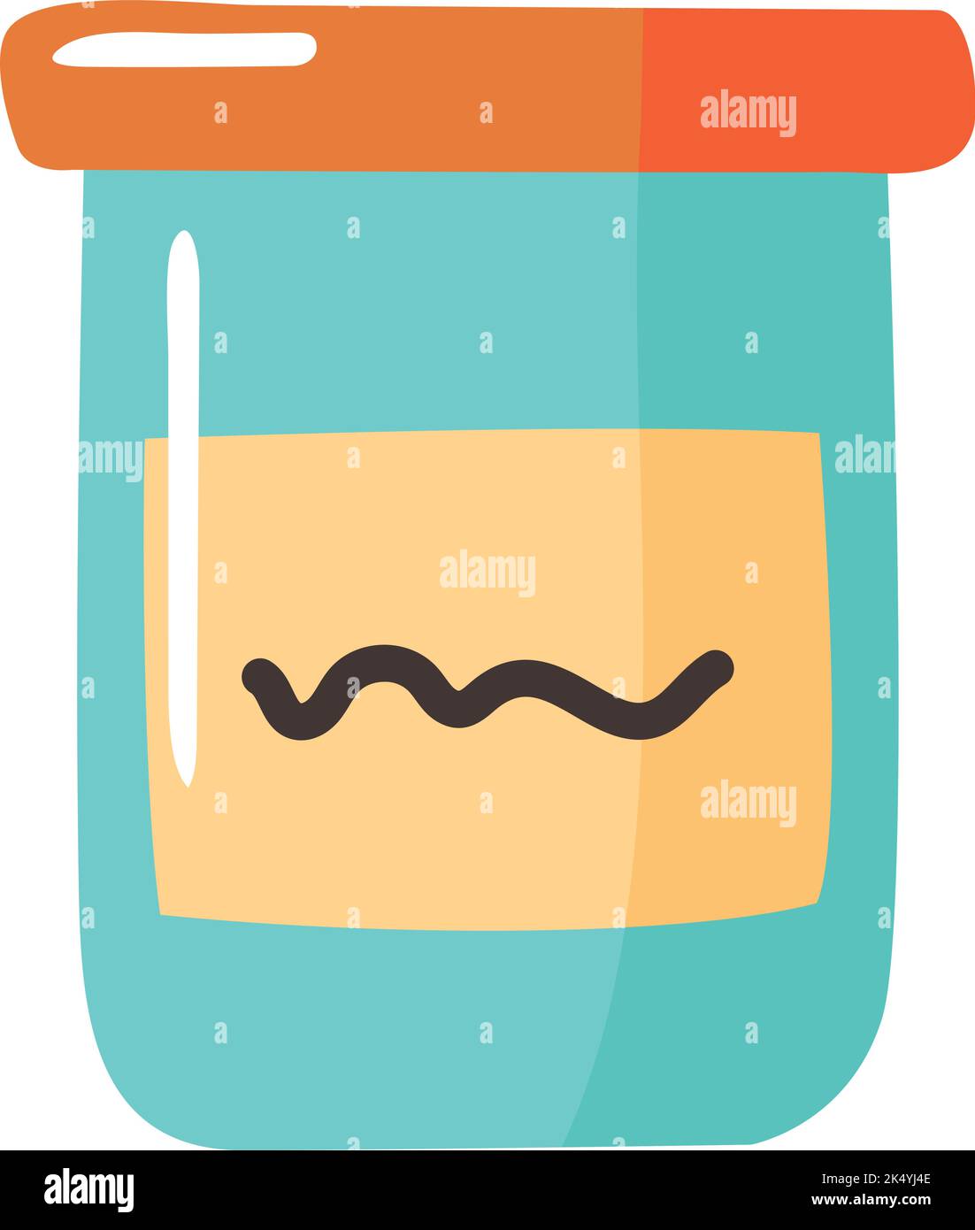 Mason jar cartoon icon. Homemade conserve symbol Stock Vector Image ...