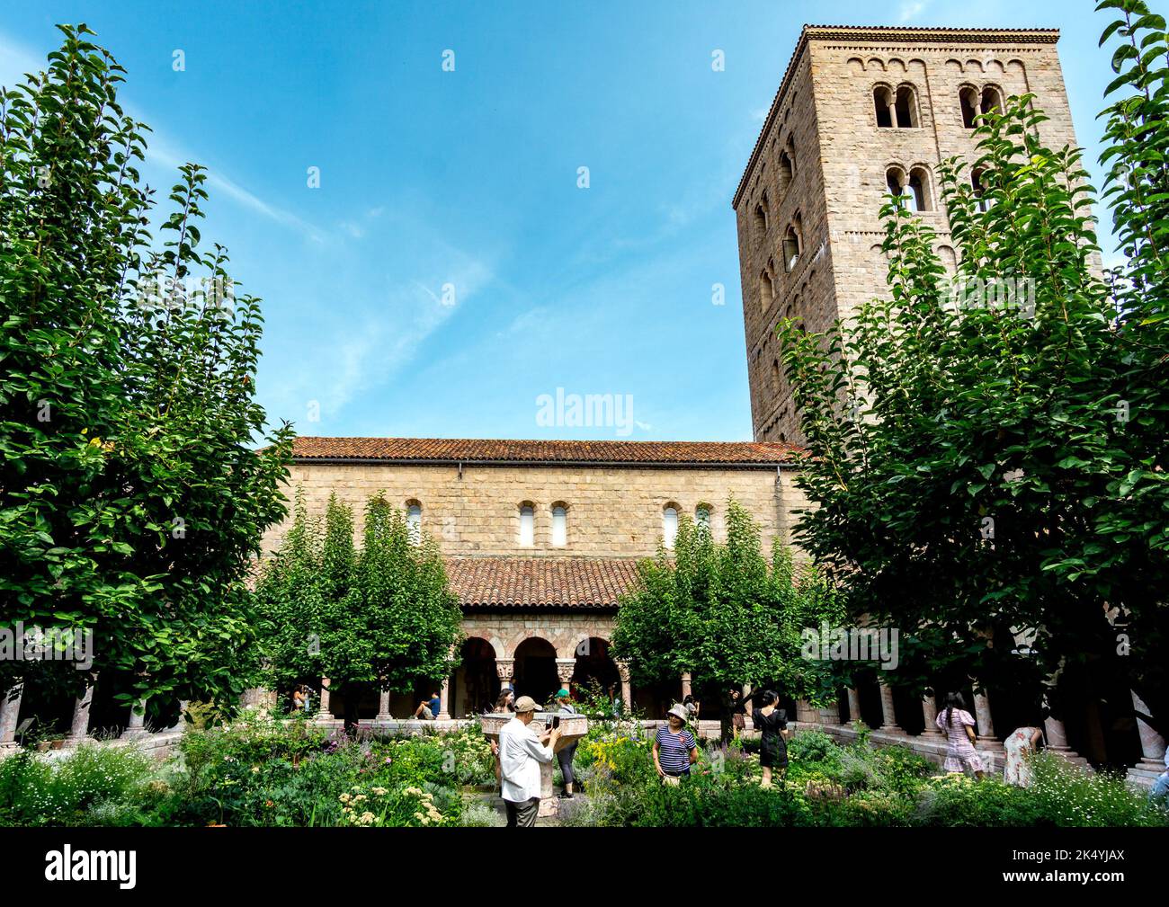 New York, NY - USA - Sept 4, 2022 Landscape view of the gardens of the ...