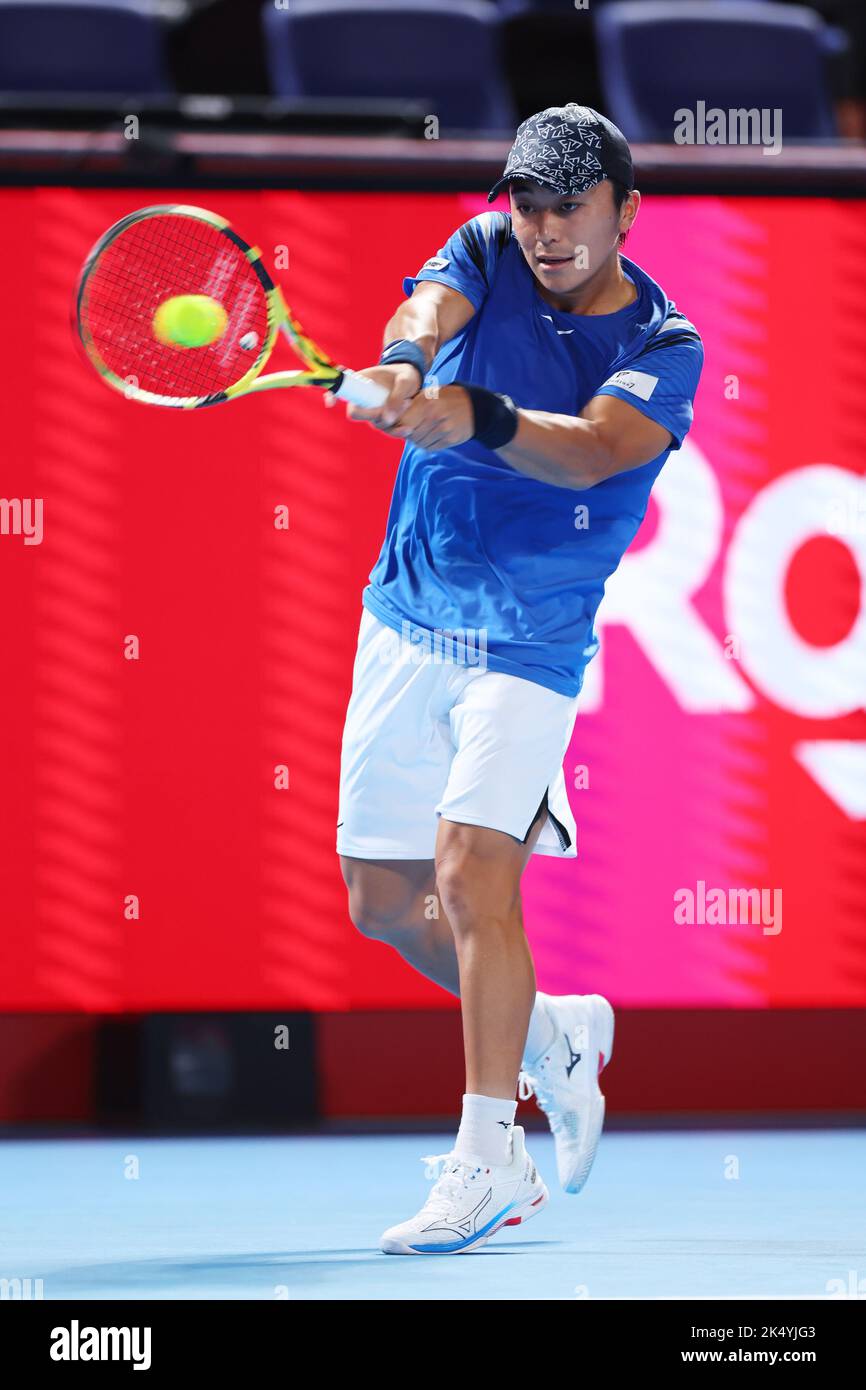 Rakuten Mobile Arena, Tokyo, Japan. 4th Oct, 2022. Yuta Shimizu (JPN ...