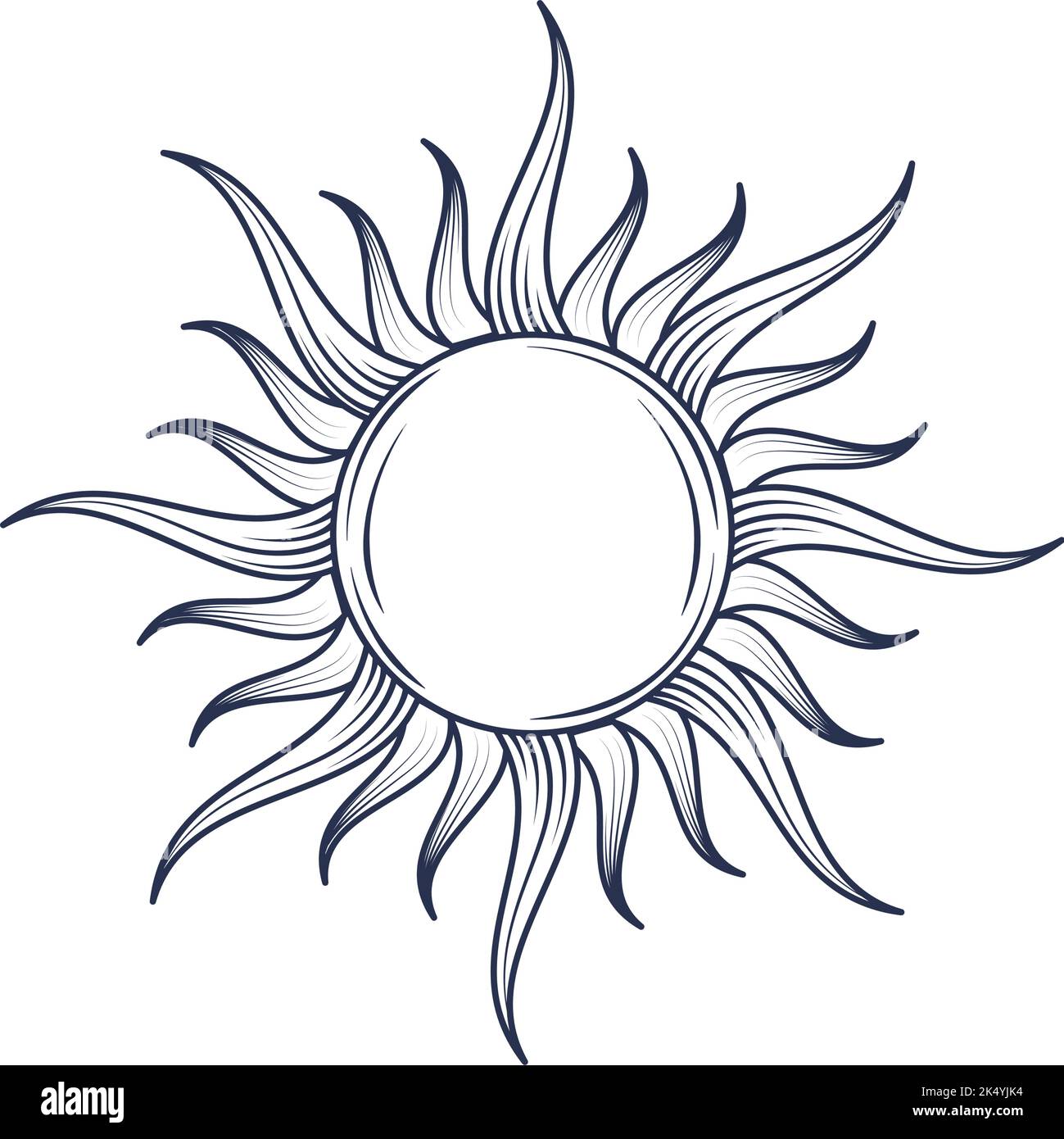 sun astrology icon Stock Vector Image & Art - Alamy