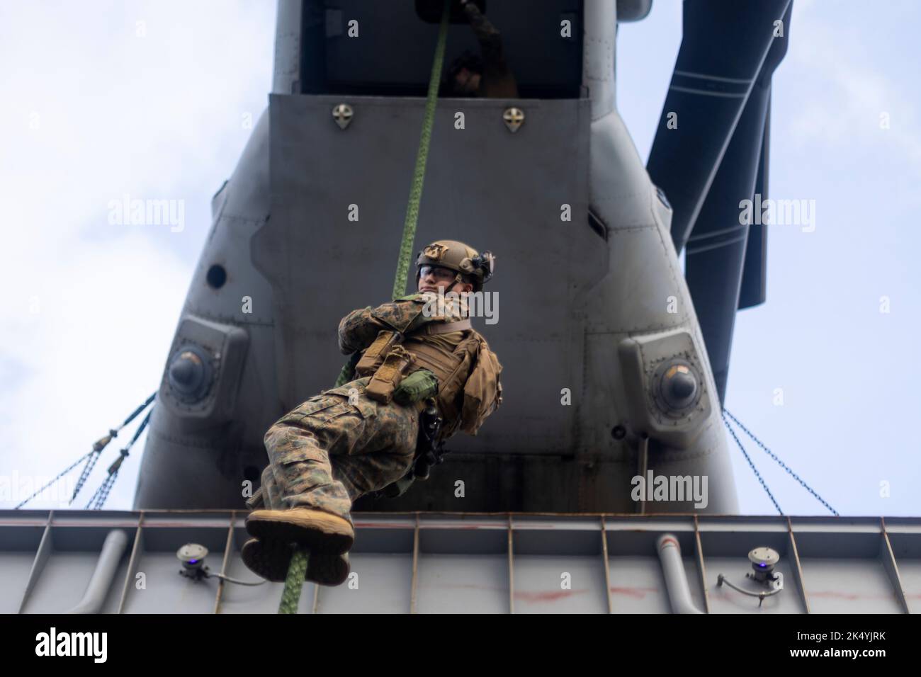 U.S. Marine Corps Lance Cpl. Michael Lopez, an assaultman with ...