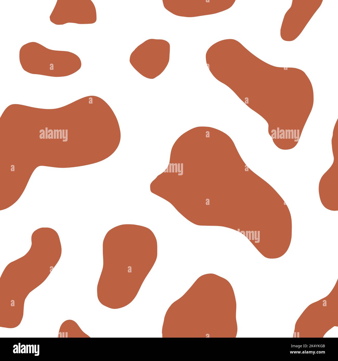 Brown spots cow texture. Cow skin pattern. Animal pattern theme Stock ...