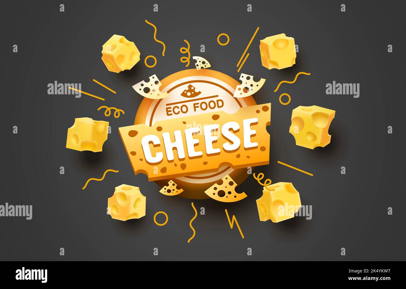 Realistic cheese poster dutch cheese hi-res stock photography and ...