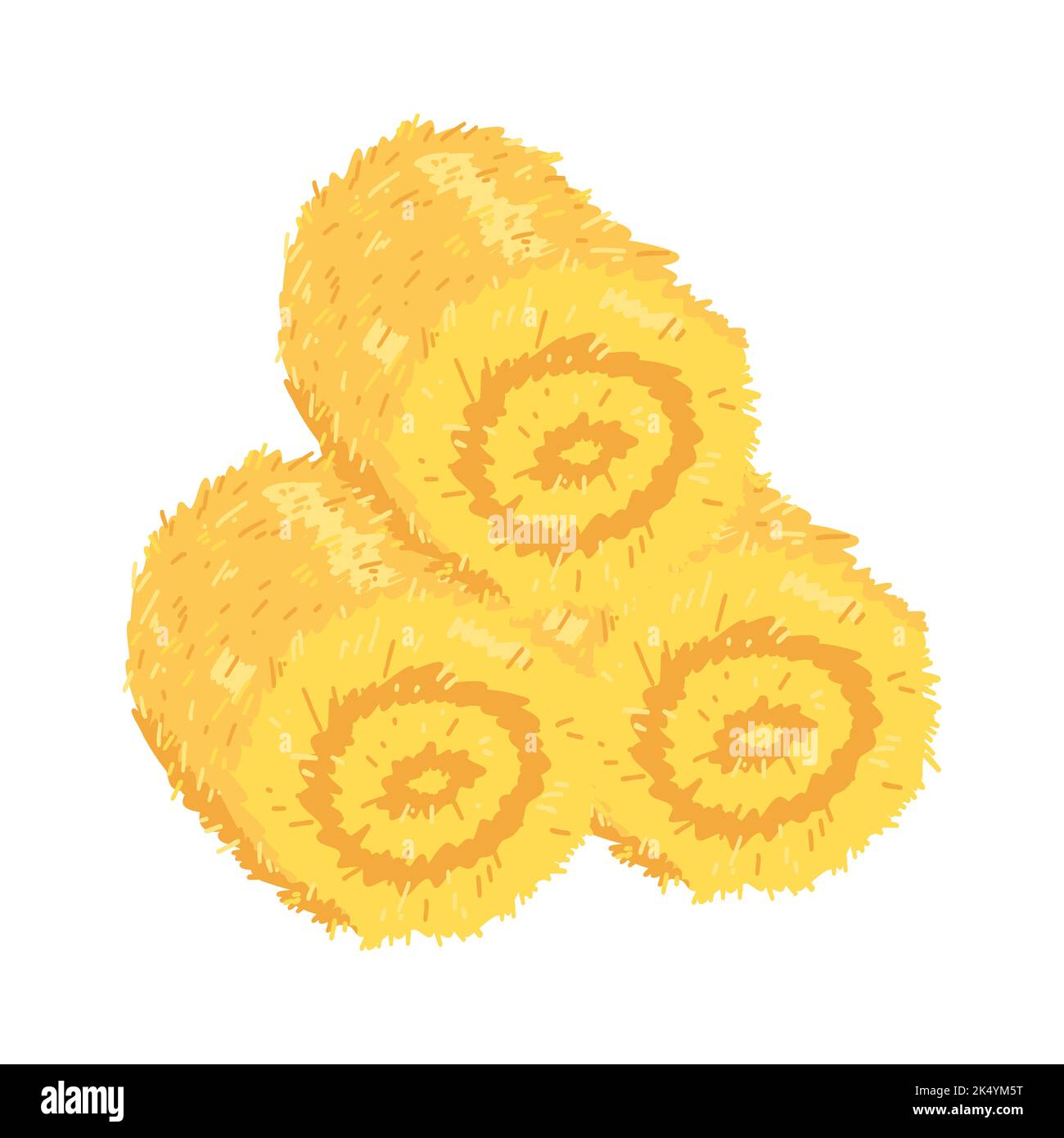 Agriculture hay haycock forage Stock Vector Images - Alamy